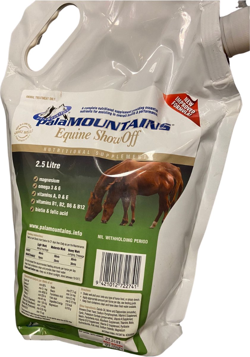 palaMOUNTAINS® - EQUINE SHOW OFF - 2,5 liter - Paardenvoedings ...