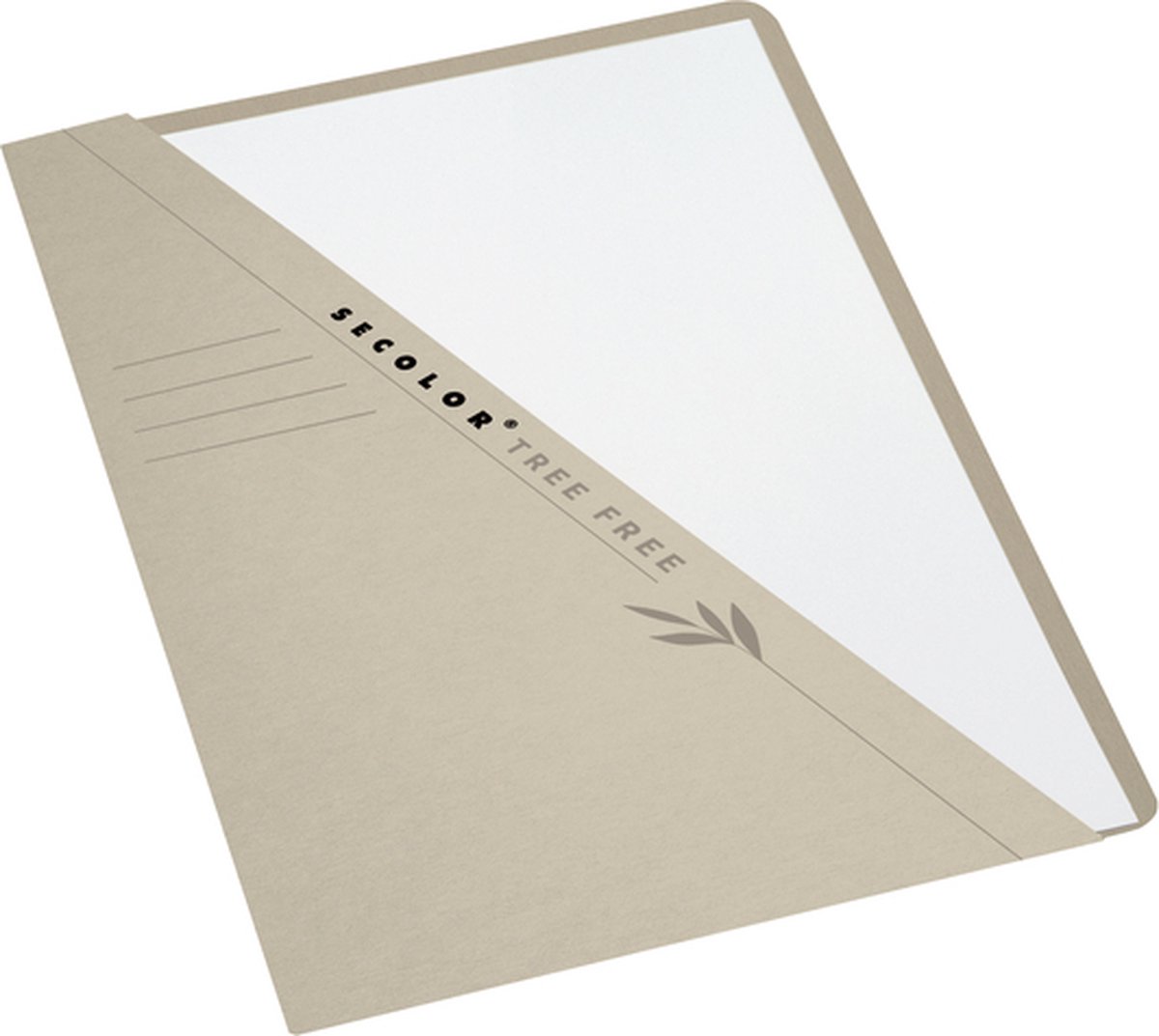 Insteekmap Secolor Tree-Free A4 226gr grijs - 10 stuks | bol.com