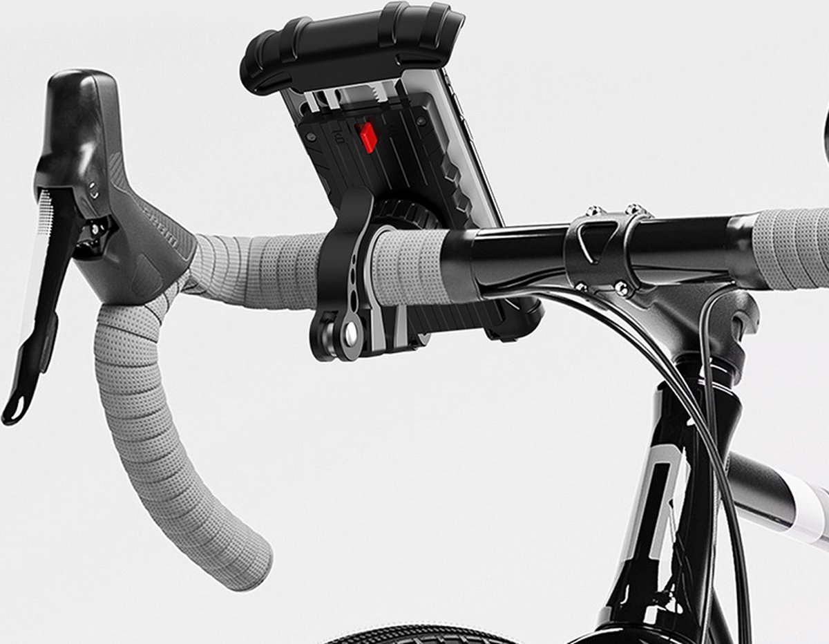 Support pour smartphone Lynx - Rotatif à 360 degrés - Noir | bol.com