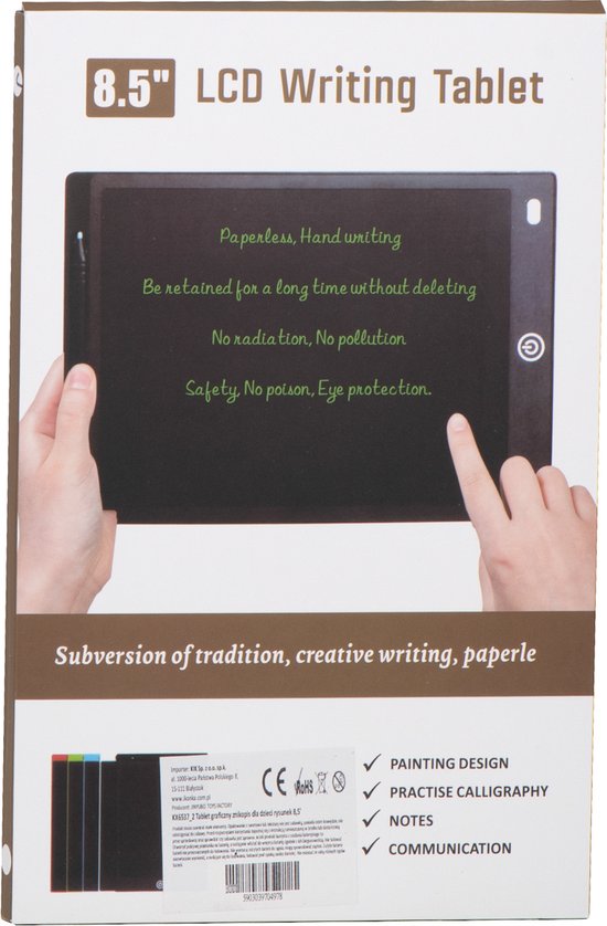 Grafisch tablet voor tekenen met een stylus pen 8.5'' | Games | bol