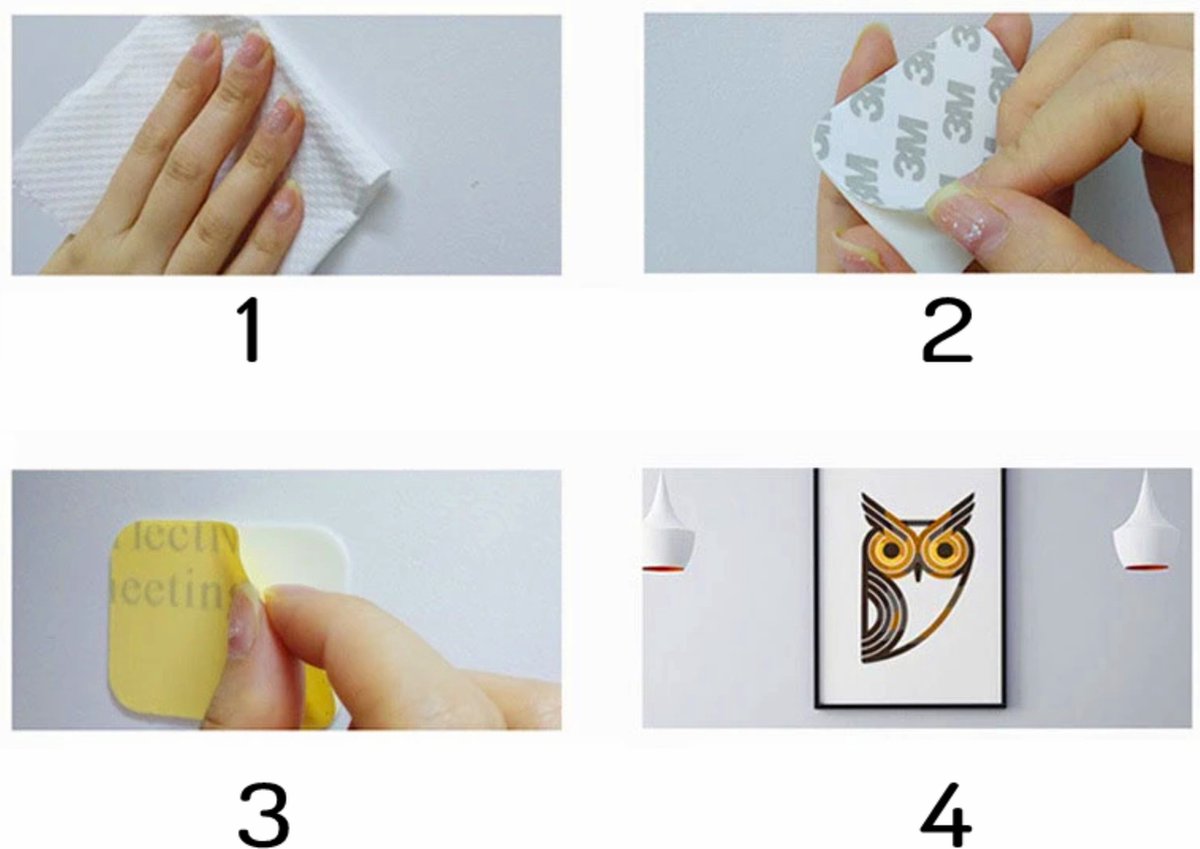 100 Stuks - Dubbelzijdige Sticky Pads - Rond En Vierkant - 3M Lijm ...