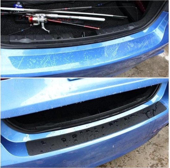 Vw Transporter T4 T5 T6 Bumper Bescherm Folie Lijst Bescherming Carbon ...
