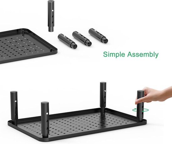 Monitorstandaard, 3 in hoogte verstelbare monitorstandaard Ergonomische ...