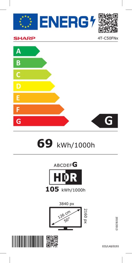 Sharp Aquos 50FN2EA - 50 inch 4K LED - Android TV | bol