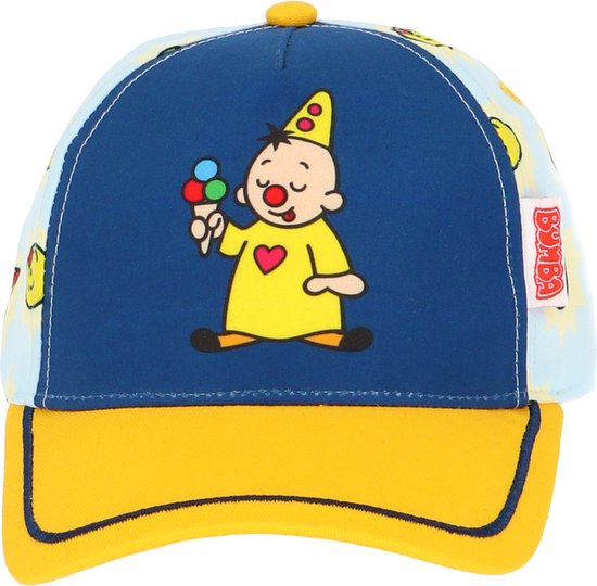Bumba cap Unisex Ice Cream Geel/Blauw maat 52 cm | bol
