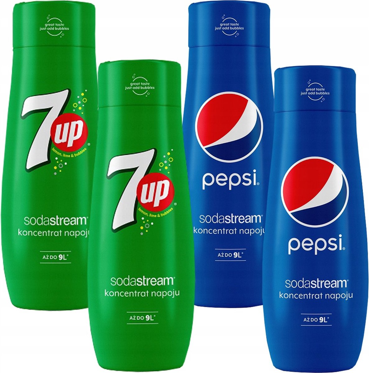 Sodastream Siroop Mix - 2 x Pepsi + 2 x 7up - 4 x 440 ml ...
