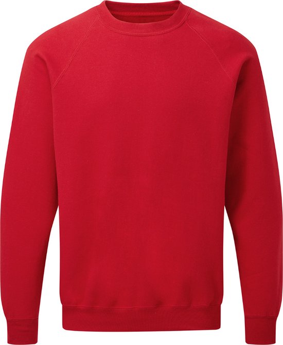 Rode heren sweater met raglan mouw merk SG maat L | bol