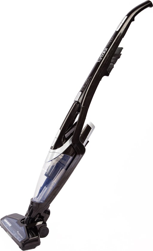 TurboTronic LUX900 Draadloze Steelstofzuiger met Handstofzuiger - Zwart/Zilver | bol.com