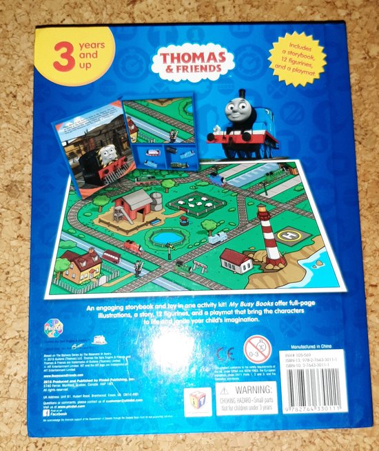 Thomas & Friends My Busy Books Includes a storybook, 12 figurines, and ...