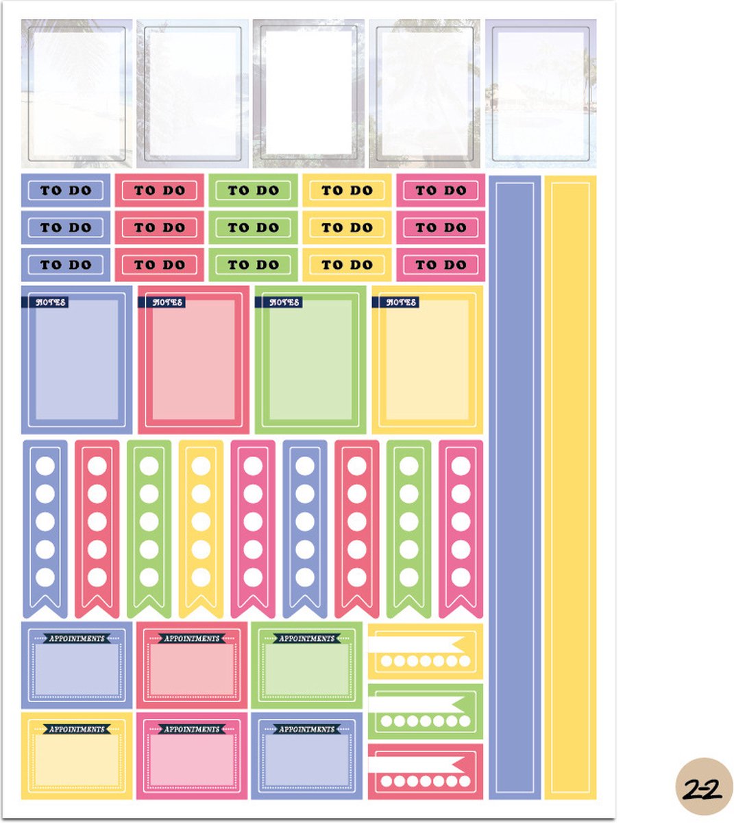 Rainbecom - Planner Stickers voor Agenda - Bullet Journal Stickers ...