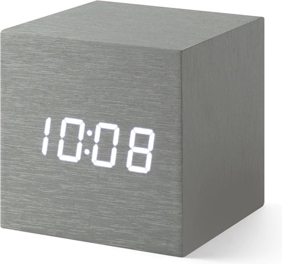 MoMA - Design Wekker Blok - Grijs | bol