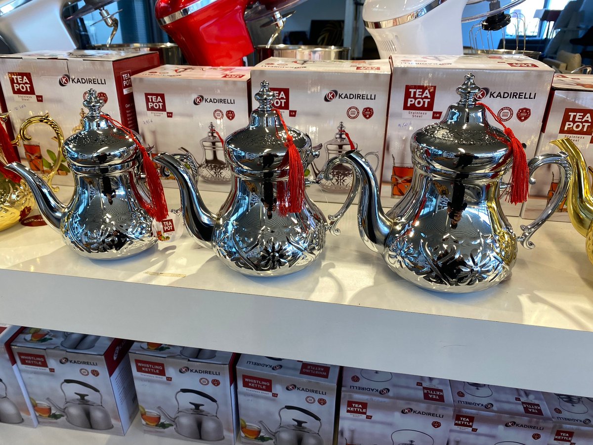 MONOO Theepot Maghreb - 1.5 Liter - Turkse & Marokkaanse Theepot | bol