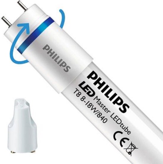 10x Philips MASTER LEDtube 600mm HO 8W 830 T8 – Warm Wit (3000K) – Inclusief LED... | bol