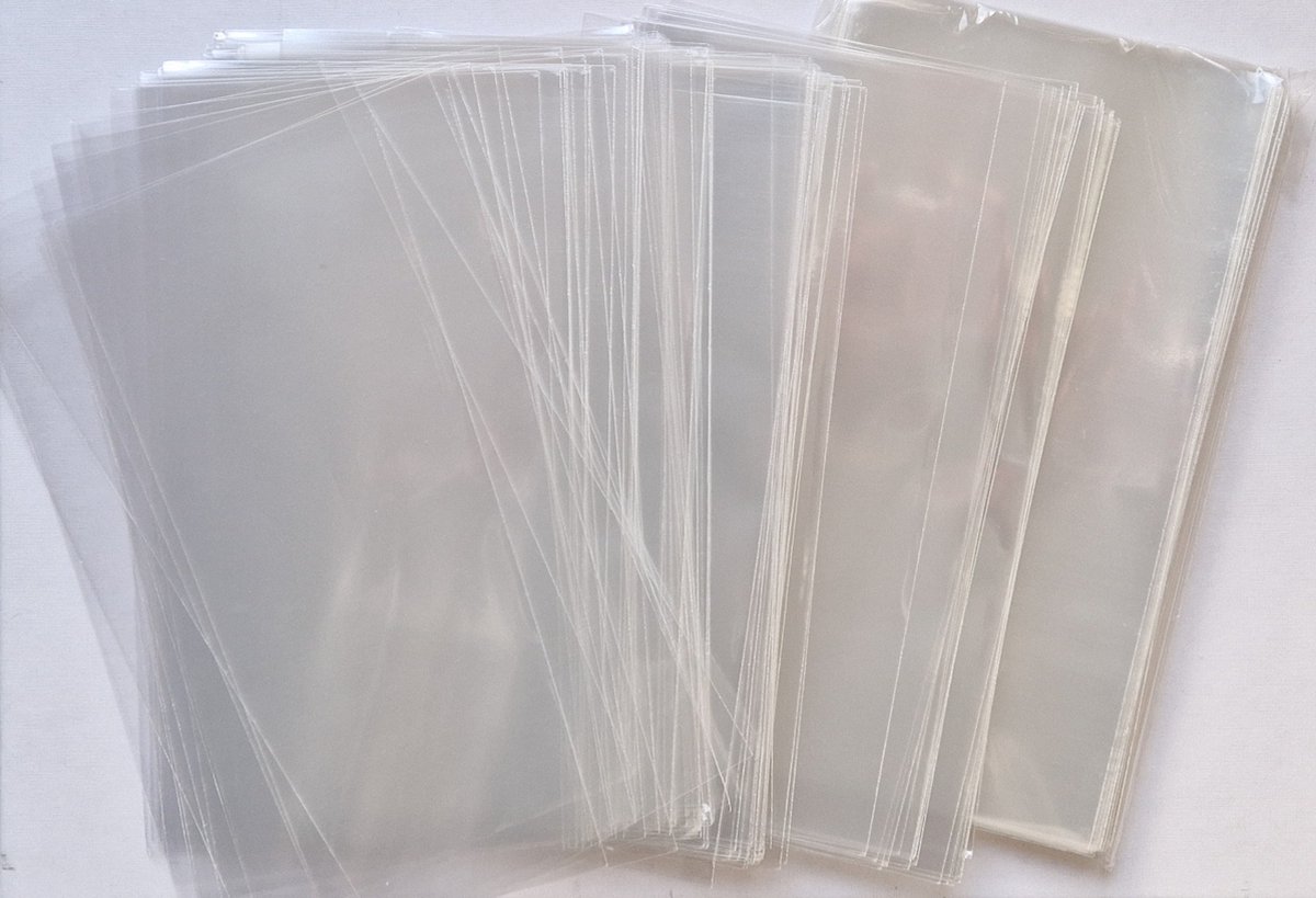 Cellofaan zakjes 11x20cm 1000 stuks - transparante zakjes A6 formaat ...