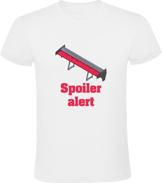 Spoiler alert Heren T-shirt | autoliefhebber | car | tuner | auto ...