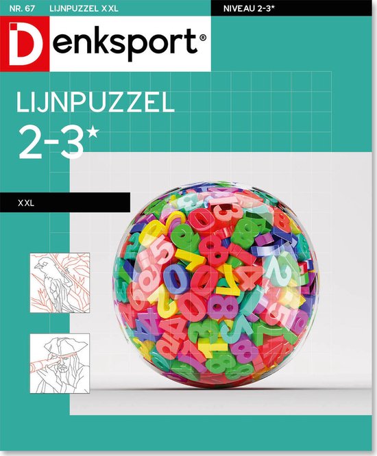 Denksport Puzzelboek Lijnpuzzels XXL, editie 67 | bol