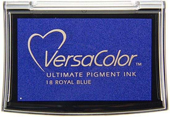 Stempelkussen Versacolor royal blue - Tsukineko | bol