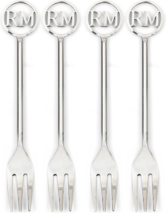 Riviera Maison Kleine vorkjes, Cake vorkjes met logo - Monogram ...