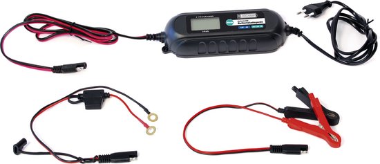 Druppellader / Acculader 6 / 12 Volt - 4 A - met aansluitklemmen en ...