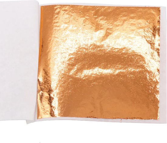 GildingGold - Bladmetaal - 100 Vellen - Rose Goud - Imitatie - 8x8,5 CM ...
