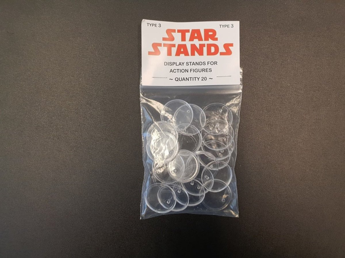 Star Stands: Modern Star Wars 1 inch display stands/voetjes 20 stuks ...