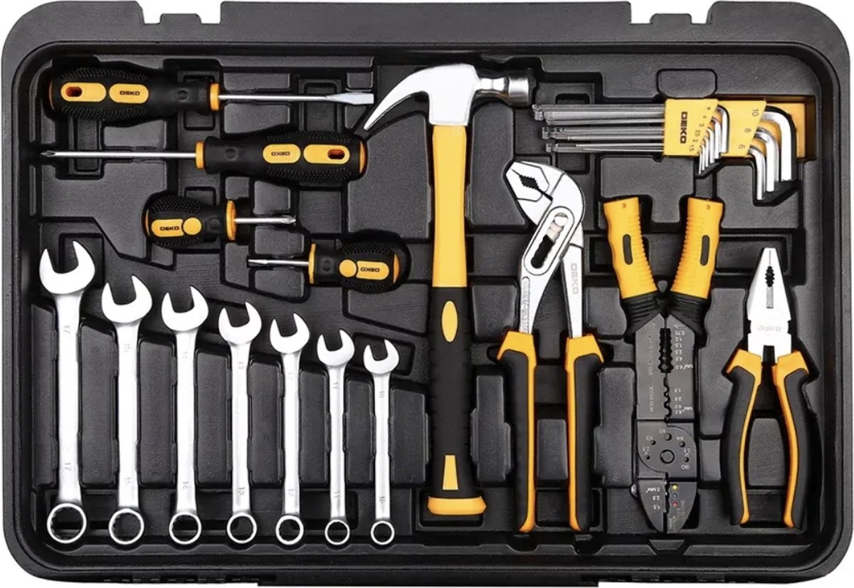 Happyment Gereedschapstrolley met 258 delig - Gereedschapset - Professioneel | bol.com