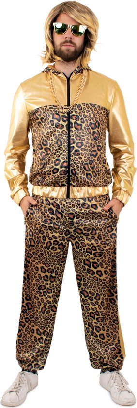 Trainingspak Panterprint Volwassenen - Carnaval kostuum - Heren - Dames ...