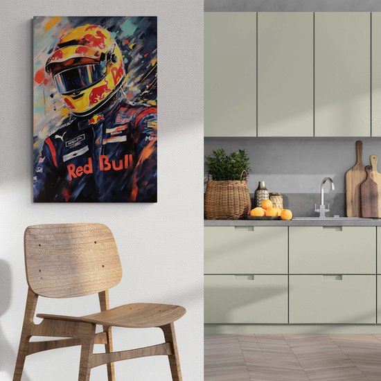 Max Verstappen Poster | Red Bull | Abstract | F1 Poster | Formule 1 ...