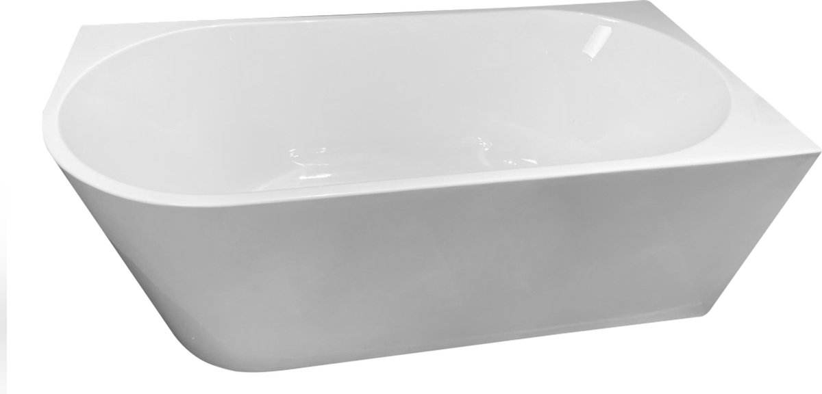 Badplaats Ligbad Isia 170 x 80 x 58 cm - Half Vrijstaand Bad ...