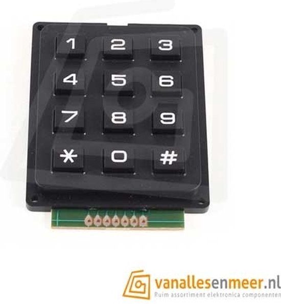 3x4 12 Button keypad compatibel met Arduino | bol