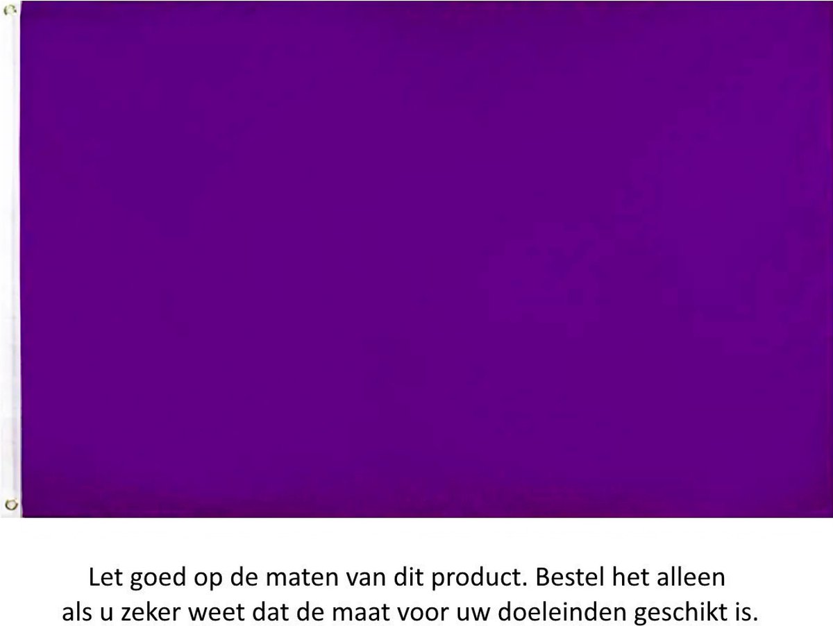 Effen Paarse Vlag 150x90CM - Purple Flag - Overgave - Zelf beschilderen ...