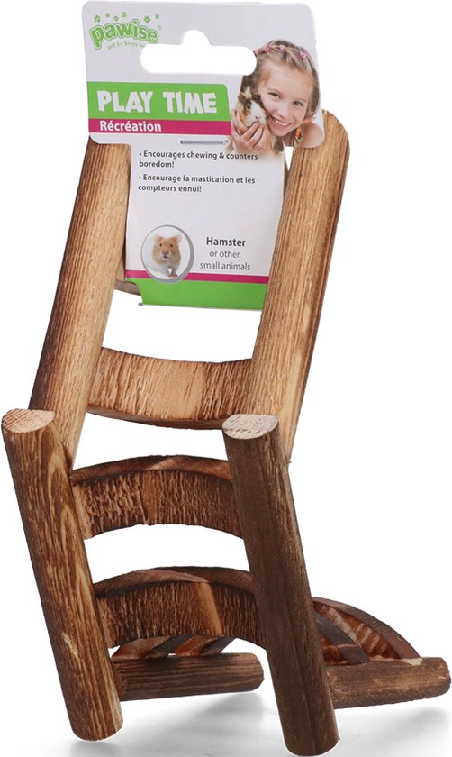 Pawise WD Ladder Toy – Klim- en knaag brug voor hamsters ...