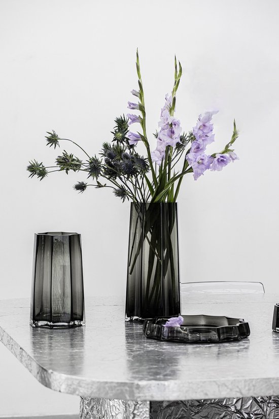 Modern-Classic Luxe vaas, stijlvol design, LENOX 30 Grey | bol