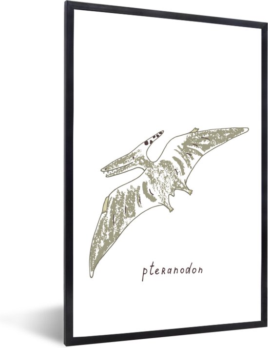 Fotolijst inclusief poster - Fotokader Pteranodon - Jongenskamer ...
