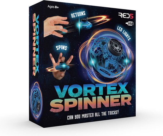 RED5 - Vortex Spinner - Blauw - USB Opladen | bol.com