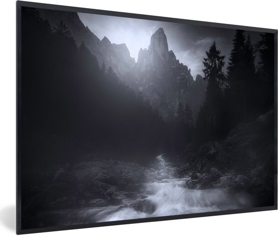 Fotolijst incl. Poster - Blue Mountain - 30x20 cm - Posterlijst | bol