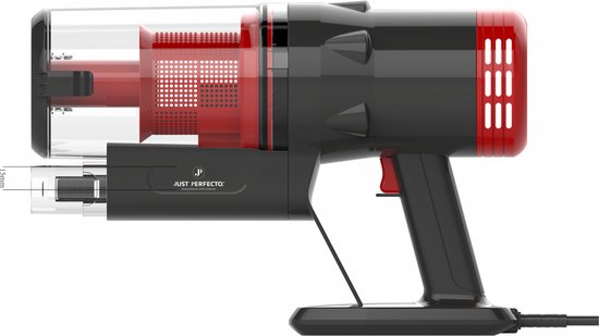 Just Perfecto 2-in-1 Steelstofzuiger 800W - Stofzuiger Zonder Zak - Met ...