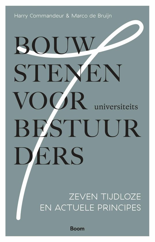 Bouwstenen voor universiteitsbestuurders | 9789024433308 | Harry ...