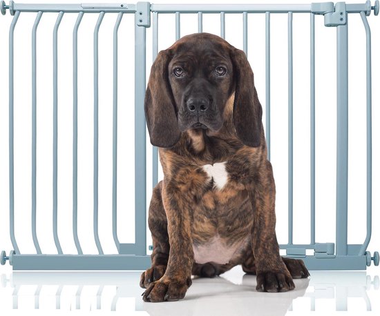 Bettacare Huisdierenhek Elite, Hondenhek, 107cm - 116cm, Mat Grijs | bol