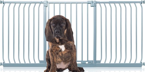 Bettacare Huisdierenhek Elite, Hondenhek, 188cm - 197cm, Mat Grijs | bol