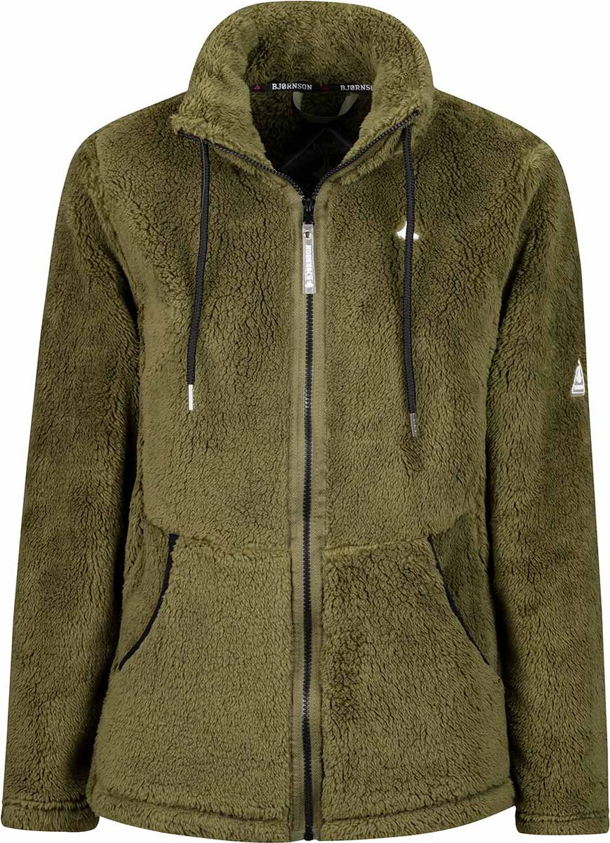 BJØRNSON Elin Coral Fleece Vest 4 seizoenen Dames - Rits - Maat 40 ...