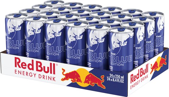 Red Bull Energy Drink - Blue Edition - Blauwe Bosbes - 24-Pack - 25 cl ...