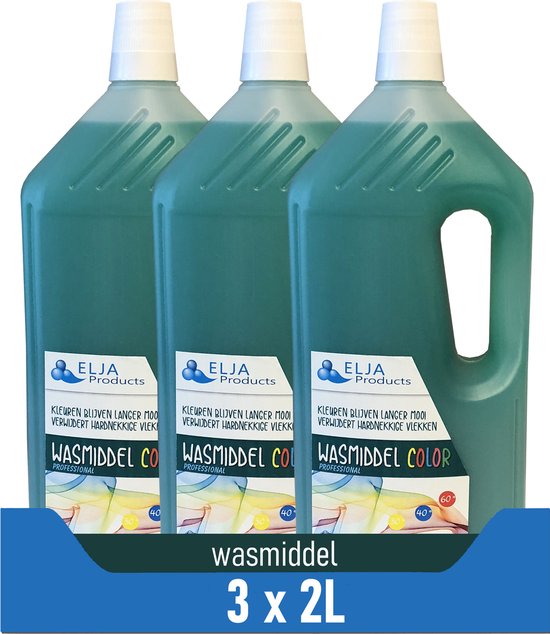 Voordeelverpakking 3 x 2L | Vloeibaar Wasmiddel | bol