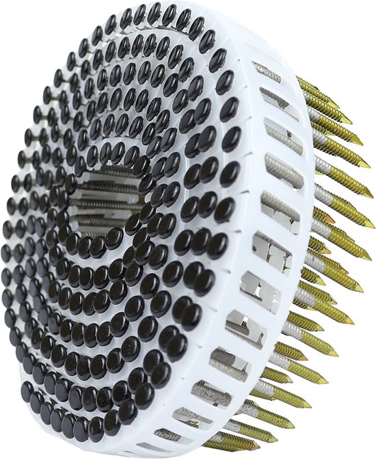 Wovar Bolkop Rolnagels RVS A2 Zwart | 2.5|2.7 x 50 mm | Rol 200 stuks | bol