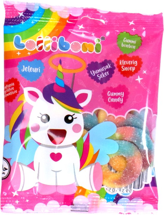 Zure veelkleurige ring snoepjes15 zakjesx 80 gram | bol