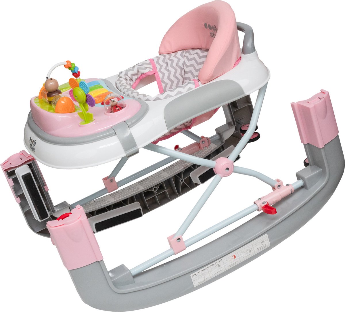 ib style® Loopstoel Babywalker - Baby Loopwagen - Looptrainer ...