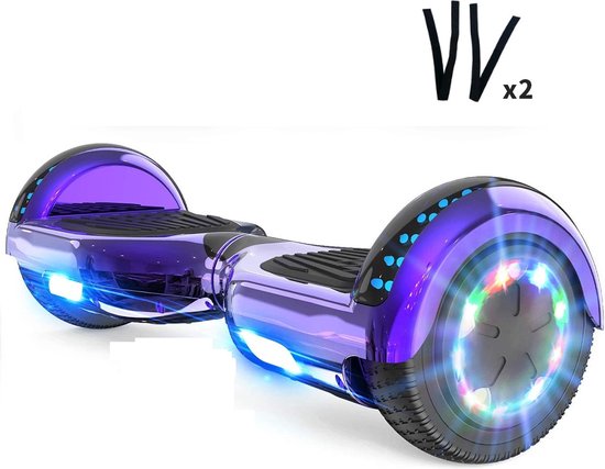 Hoverboard Paars - antilek banden - aluminium case elektro skateboard ...
