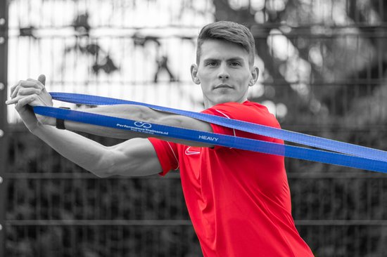 Pro-Bands Long - Weerstandsbanden lang - set 5 textiel fitnessbanden ...