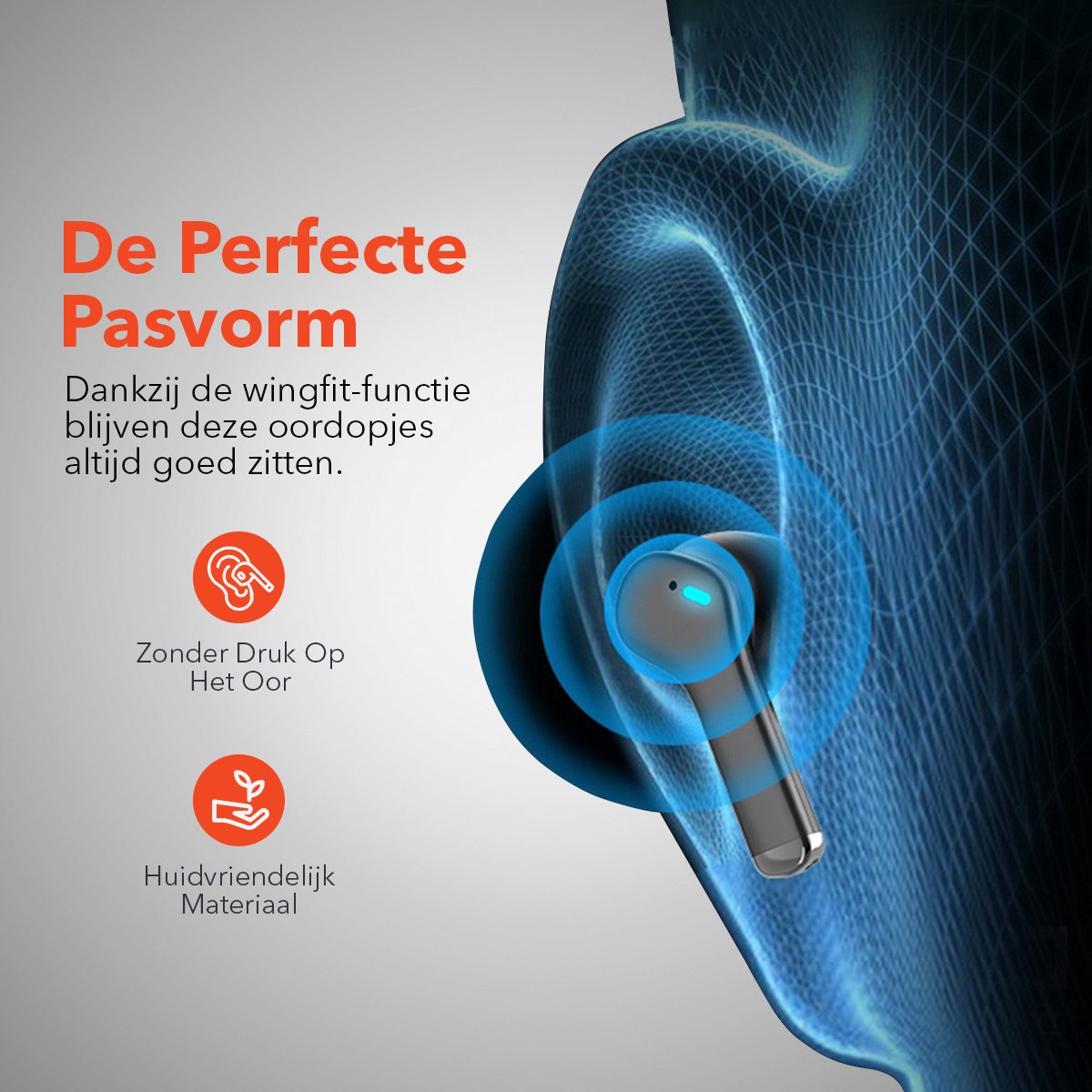 Draadloze Oordopjes - Oordopjes Draadloos - In-ear Oordopjes - Active ...