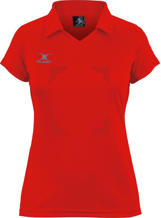 Gilbert Netball Eclipse Hook and Loop Shirt Wmn - W 12 - Rood | bol